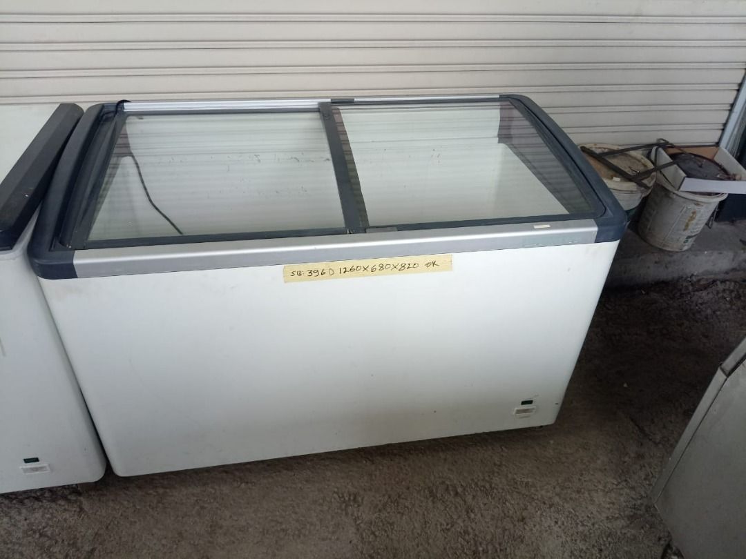 SB396 Chest Freezer Sliding Door Top, TV & Home Appliances, Kitchen ...