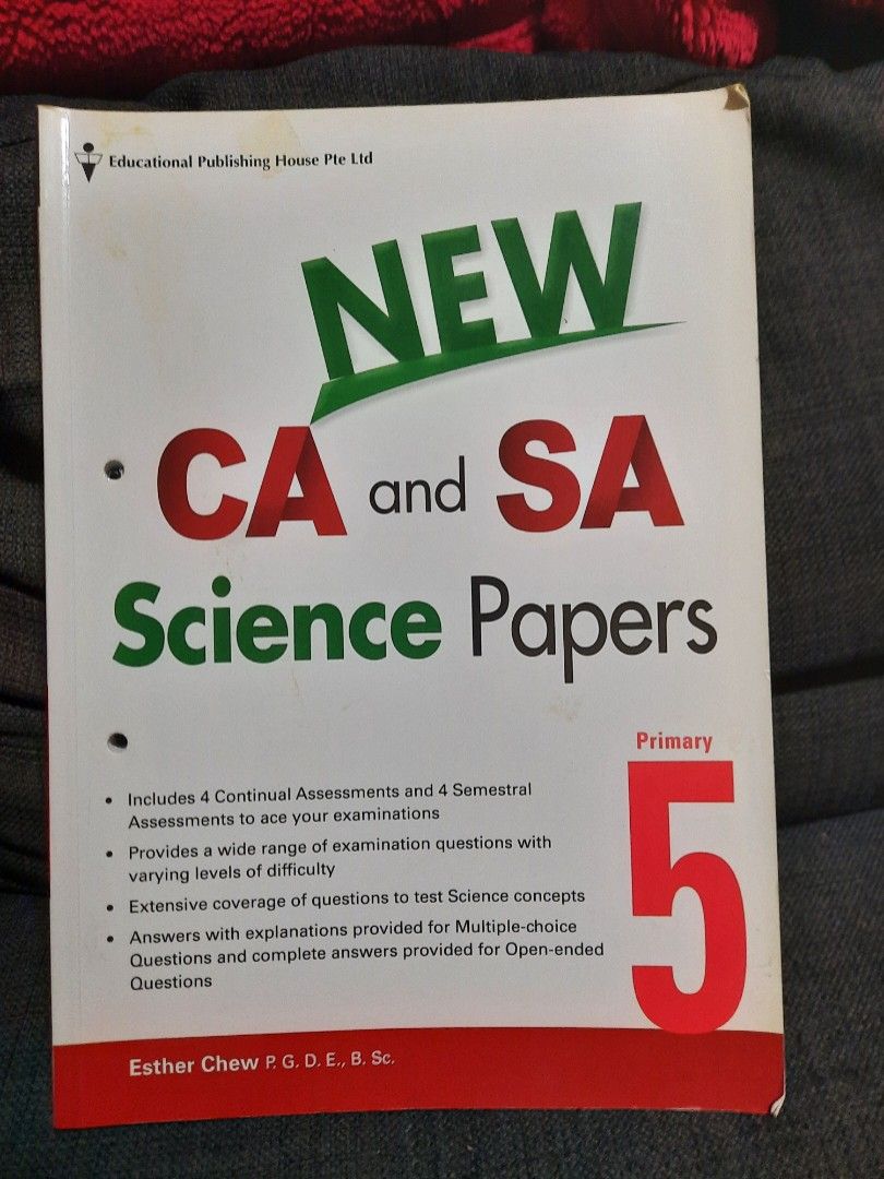 Science CA and SA papers Primary 5 Pri 5 P5, Hobbies & Toys, Books ...