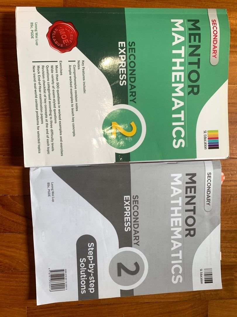 secondary 2 express math assessment book mentor marhematics, Hobbies ...