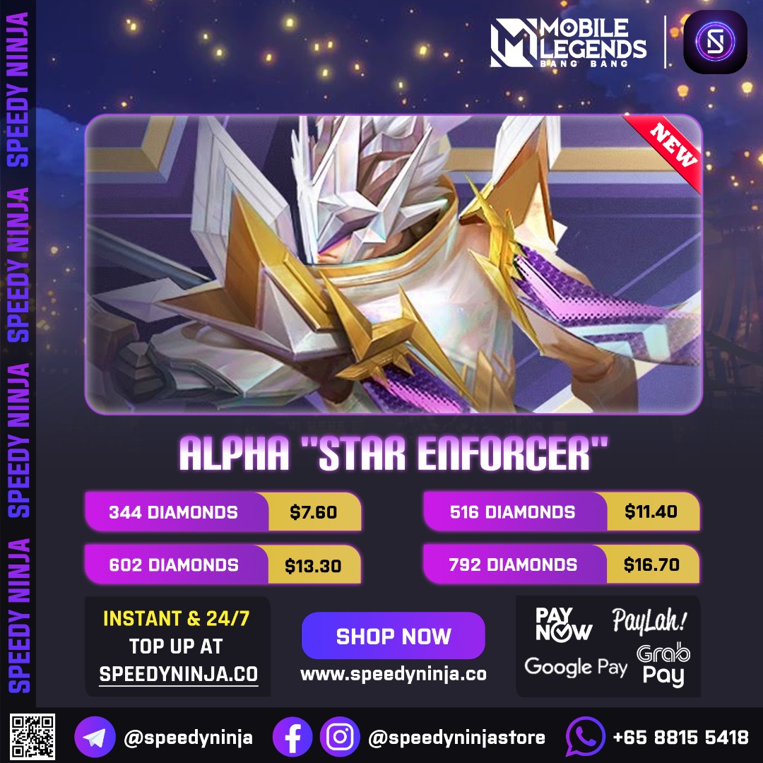 September Starlight Membership | Alpha "Star Enforcer" | Mobile Legends ...