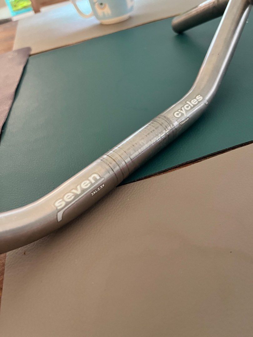 Seven Tiberius titanium bars (rare), Sports Equipment, Bicycles & Parts ...