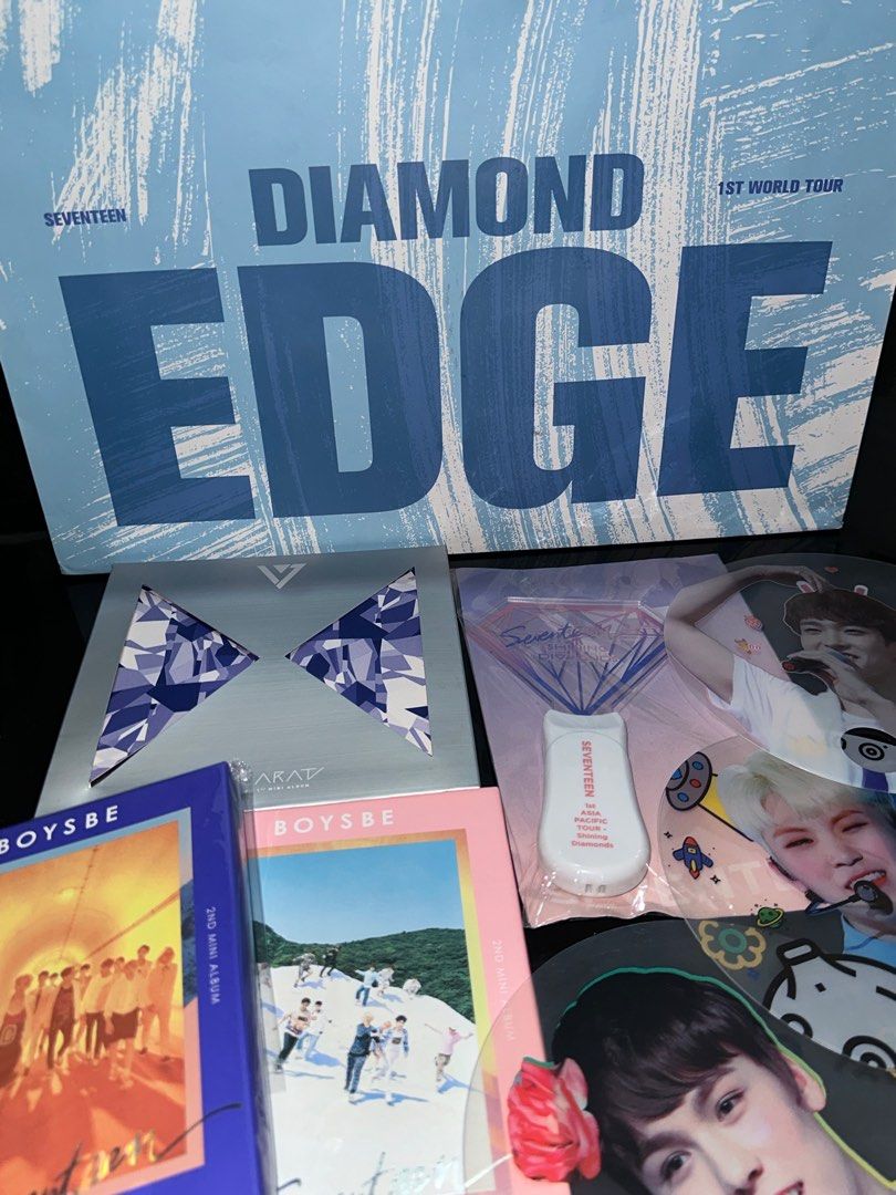 Seventeen Merch Bundle Album Fan Lightstick, Hobbies & Toys ...