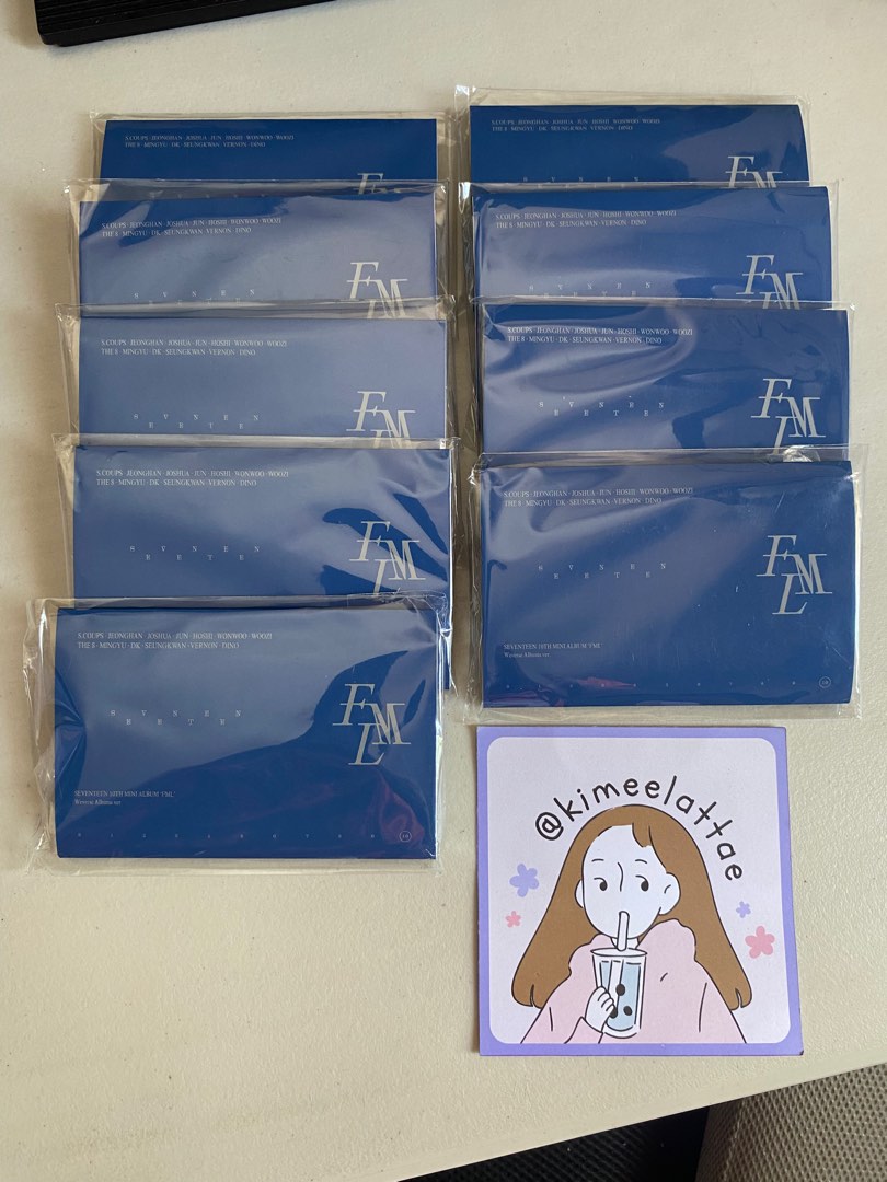 SEVENTEEN SVT FML WEVERSE ALBUMS VERSION on Carousell