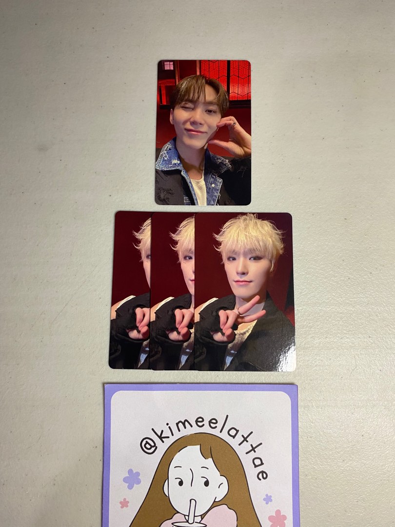 SEVENTEEN SVT FML WEVERSE FANSIGN PHOTOCARDS PC - Seungkwan Dino ...
