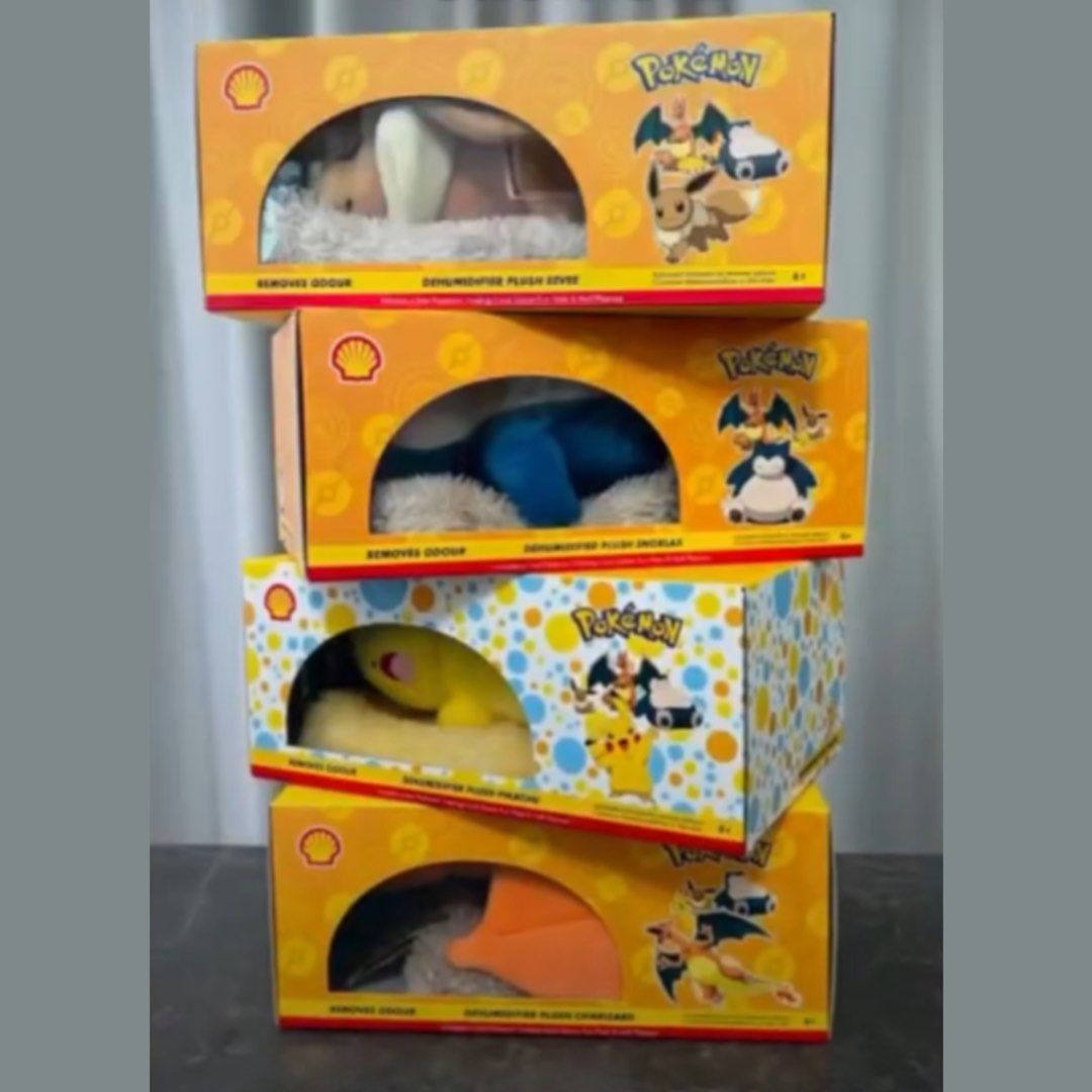 SHELL POKEMON DEHUMIDIFIER PLUSH 【PIKACHU SNORLAX EEVEE CHARZARD ...