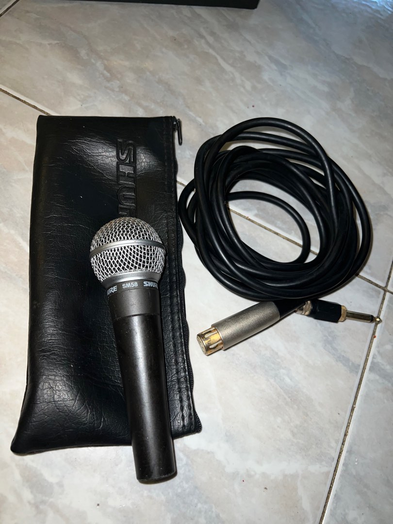 shure microphone, Audio, Microphones on Carousell