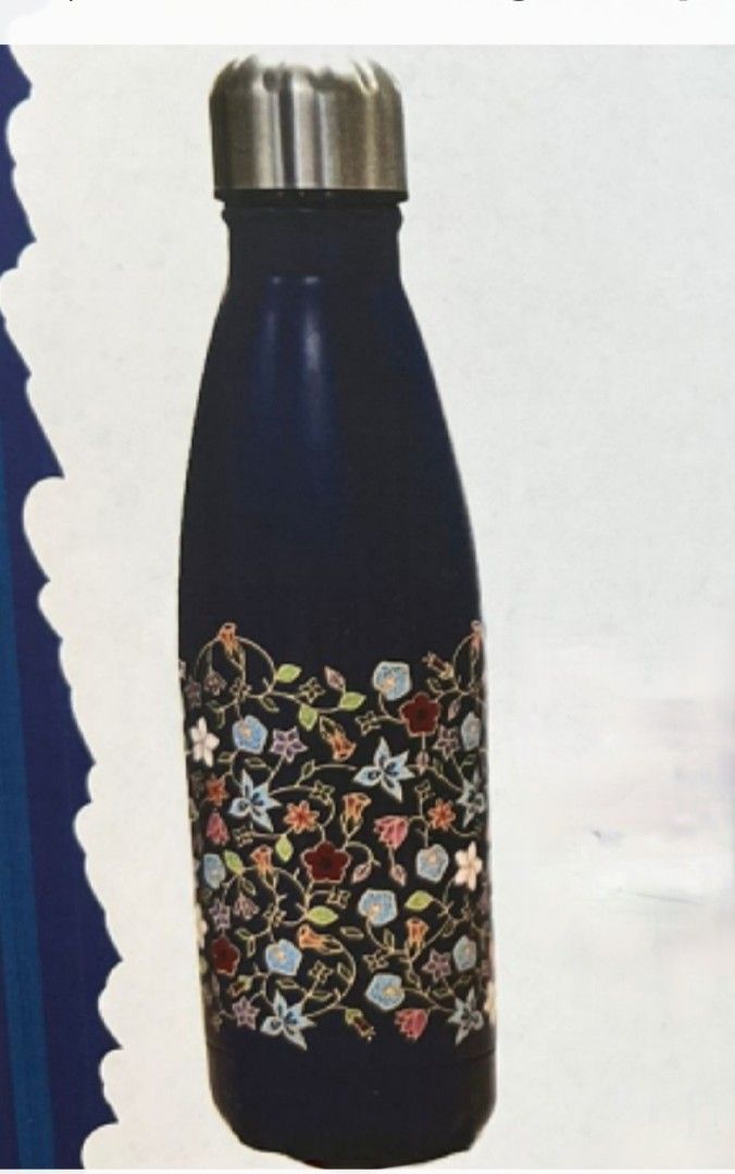 Singapore Airlines SIA SQ Batik Stainless Steel Insulated Sport Bottle ...