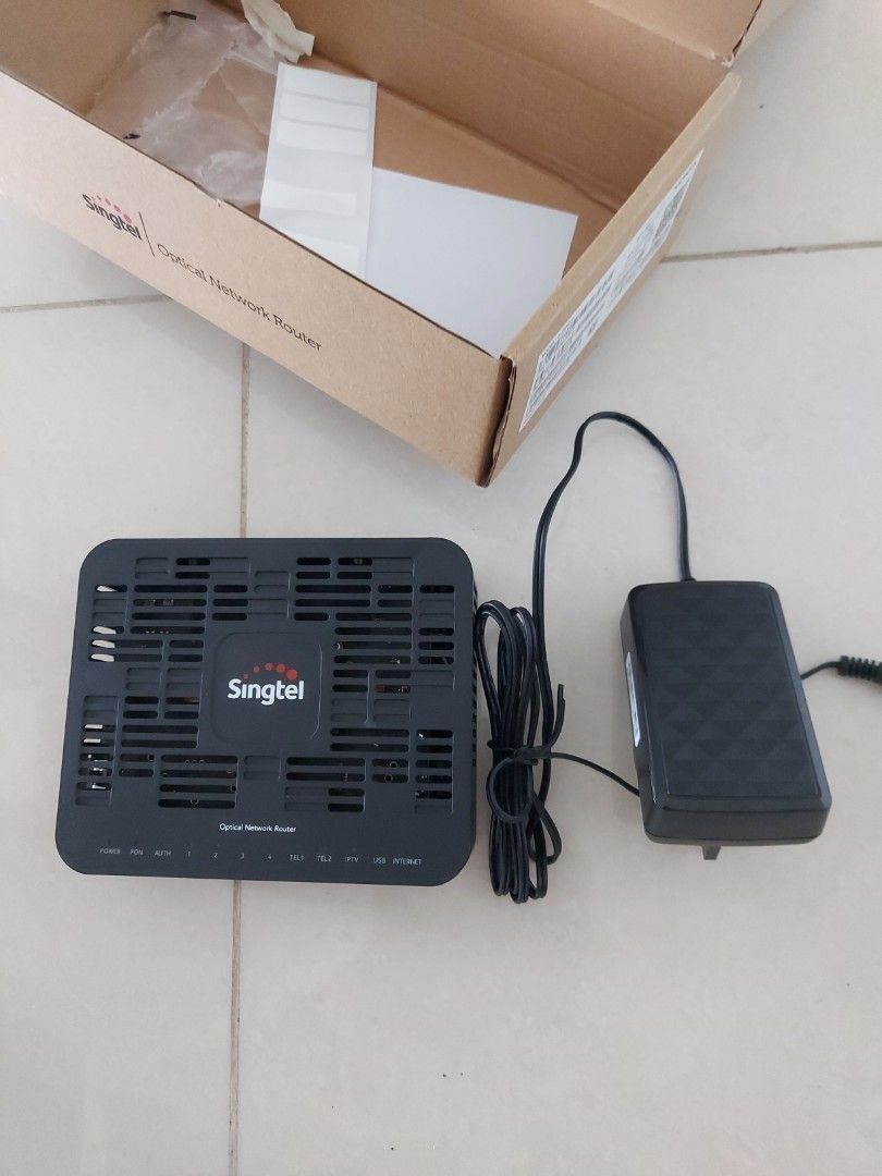 Singtel optical Router, Computers & Tech, Parts & Accessories ...