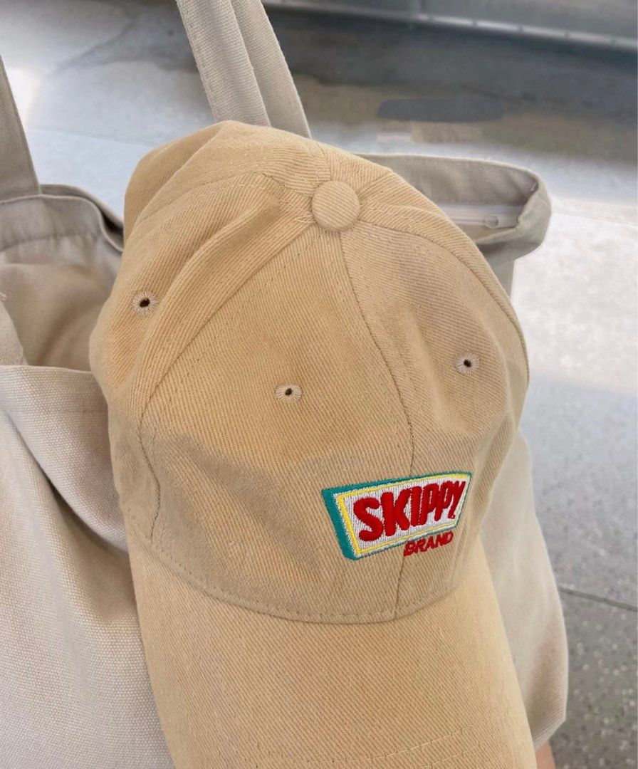 Skippy Peanut Butter beige cap 90th Anniversary, Men's Fashion, Watches ...