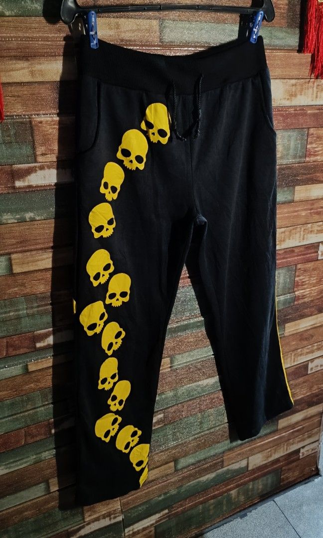 Skull Wrap Around Track Pants ( Evisu Vibes ) on Carousell