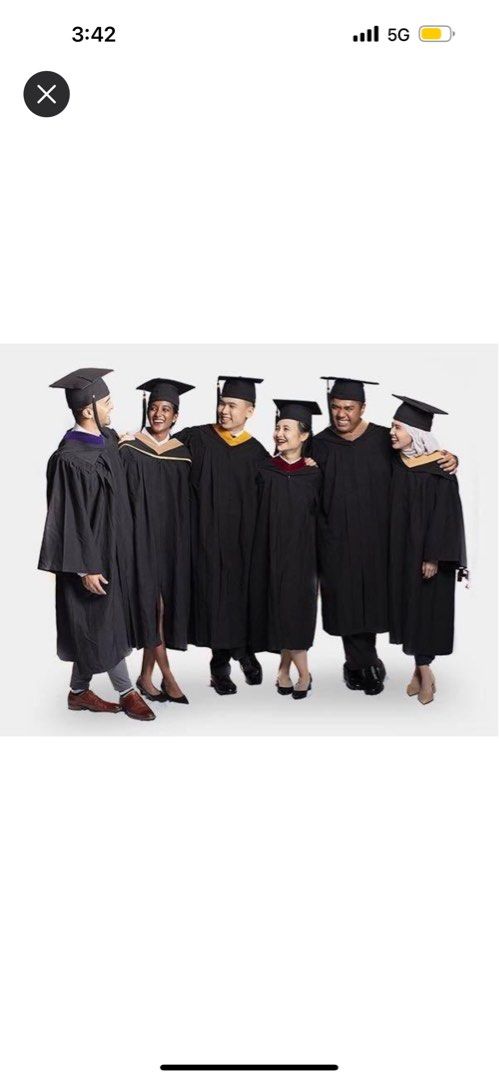 SMU Social Science Grad Gown, Women's Fashion, Coats, Jackets and ...