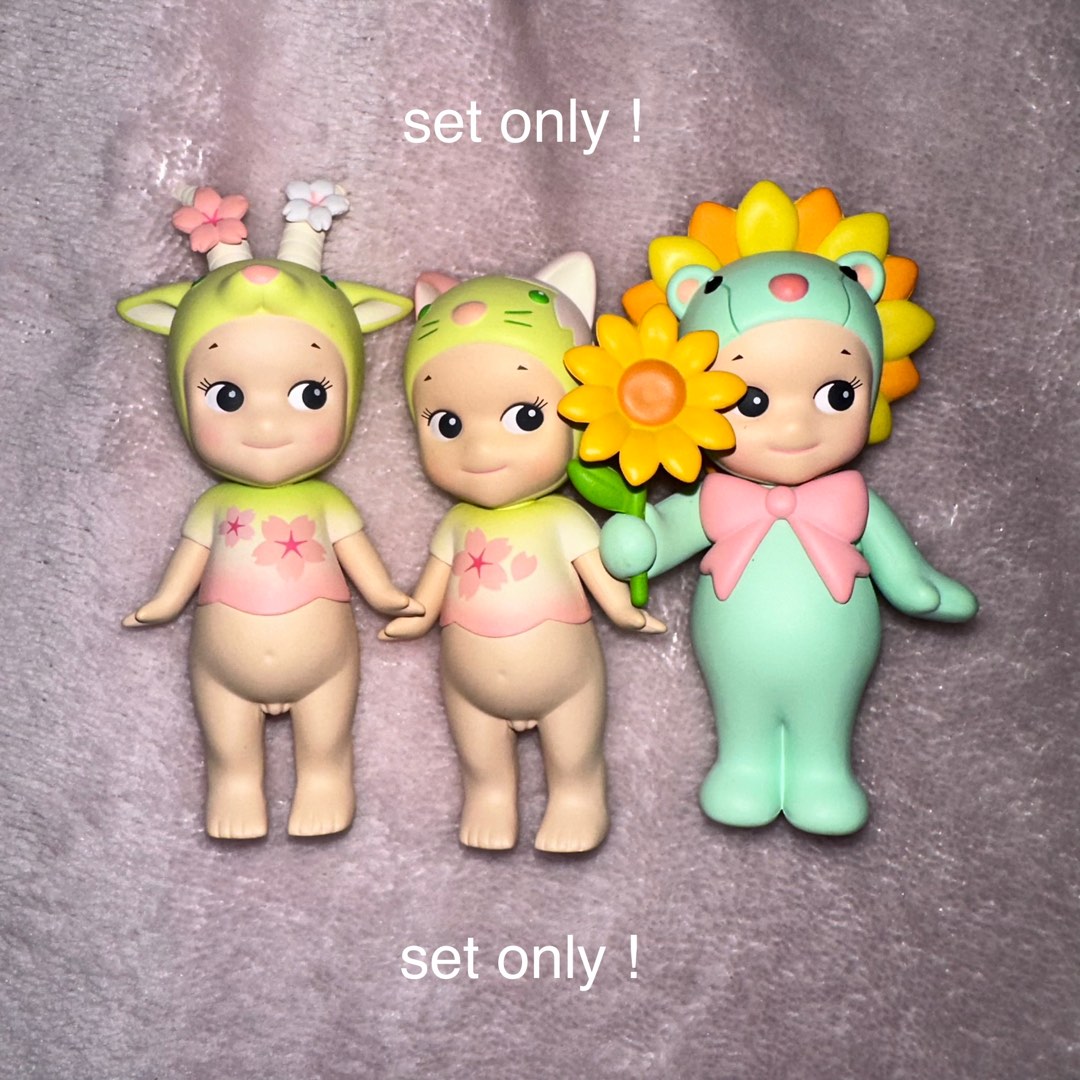 Sonny Angels Cherry Blossom Cat Goat Mint Sunflower Lion On Carousell