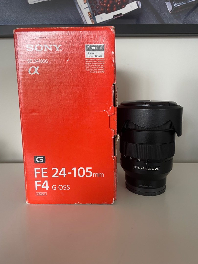 Sony FE 24-105mm F4 G OSS, 攝影器材, 鏡頭及裝備 - Carousell