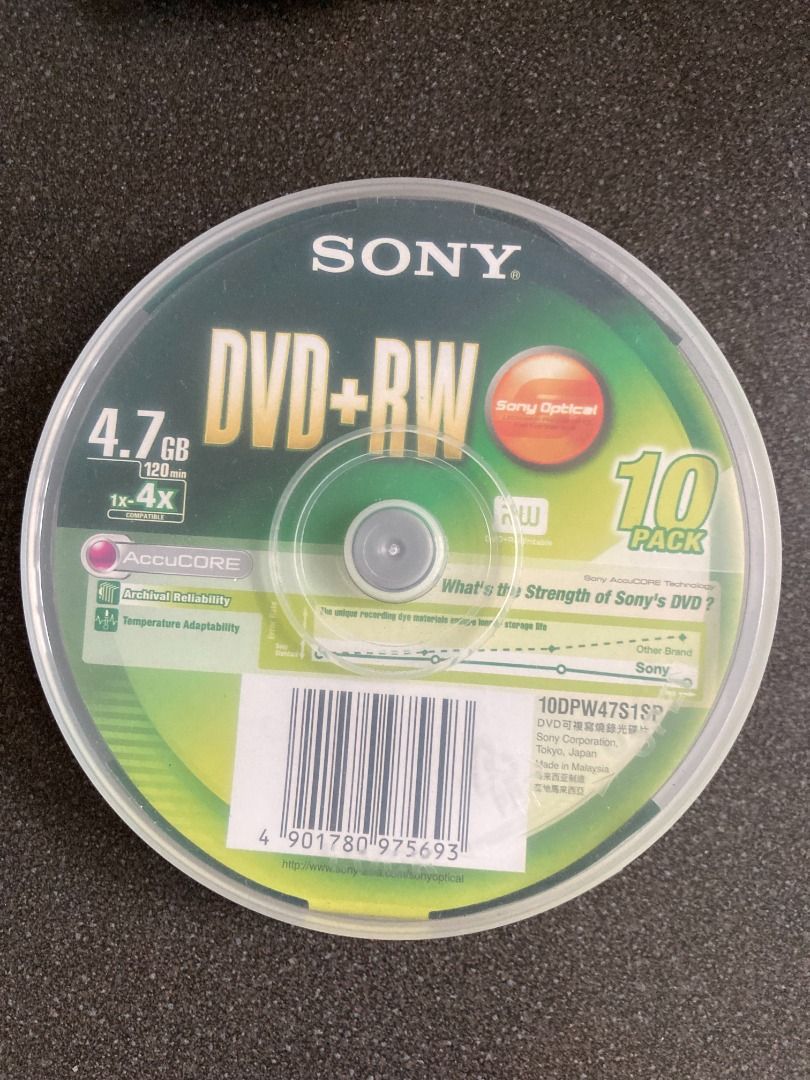Sony Rewritable DVD-RW to bless, Hobbies & Toys, Music & Media, CDs ...