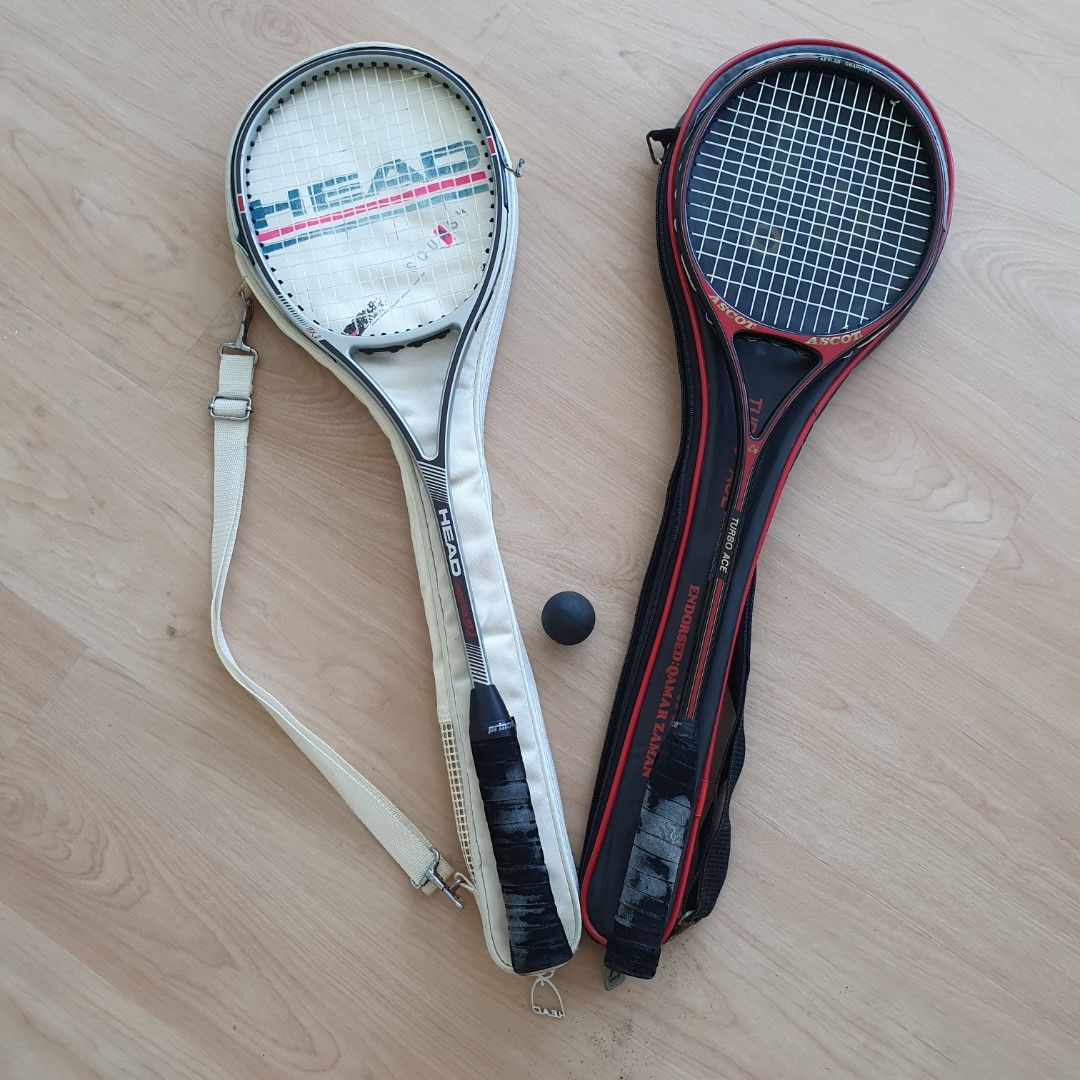 Squash Racket & ball, Sports Equipment, Sports & Games, Racket & Ball ...