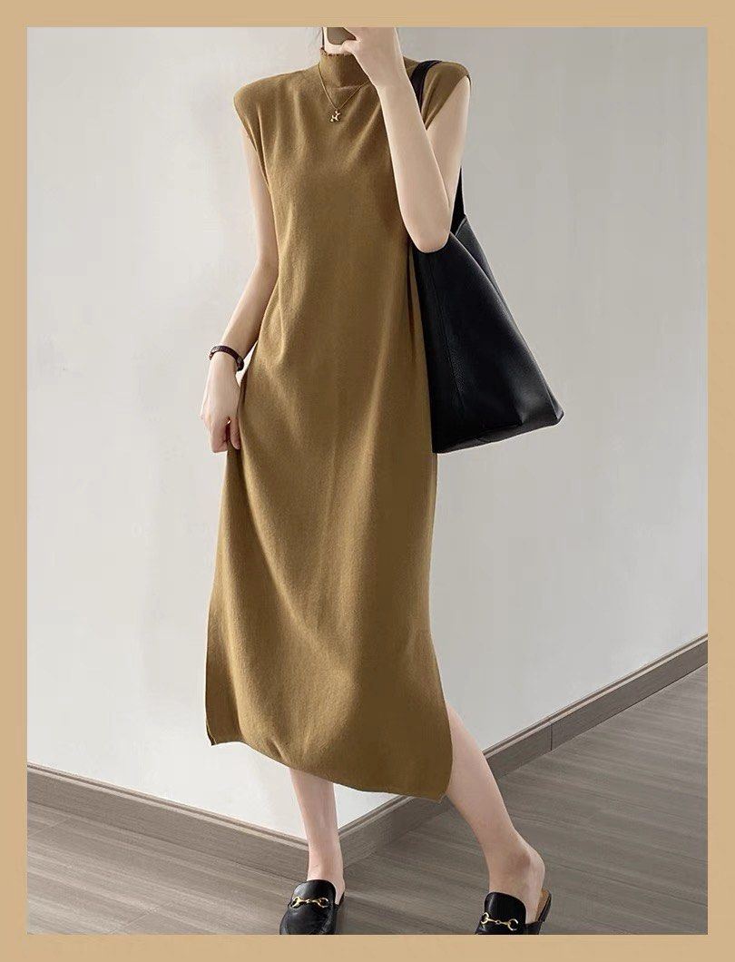Stacey High Collar Dress, Women's Fashion, Dresses & Sets, Dresses on ...