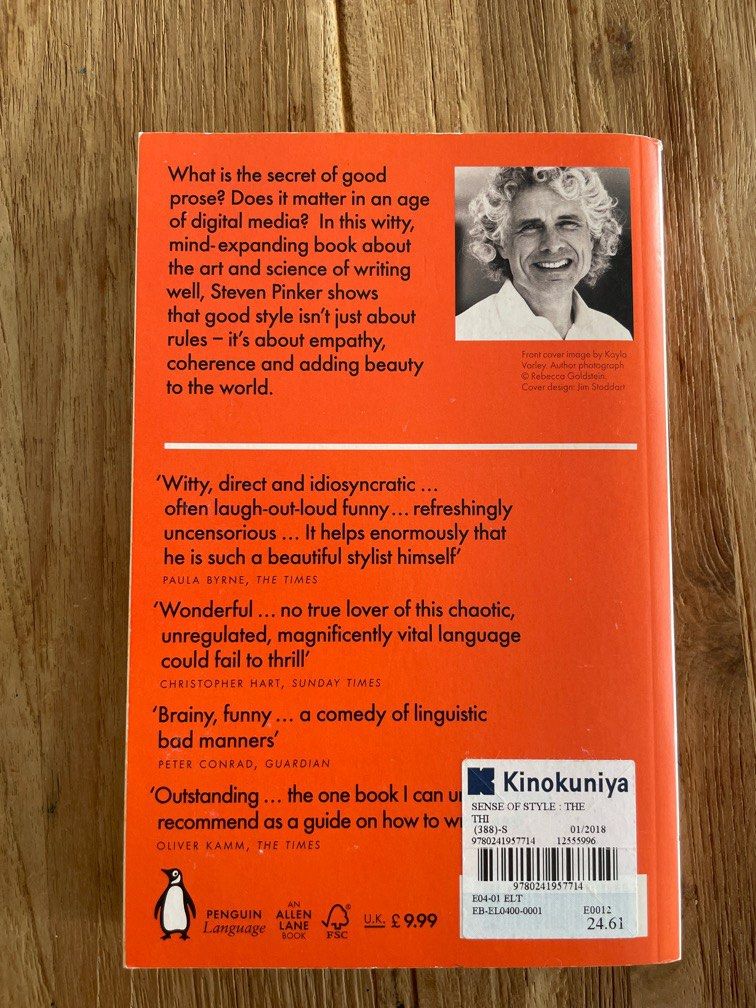 Steven Pinker / The Thinking Person’s Guide to Writing in the 21st ...
