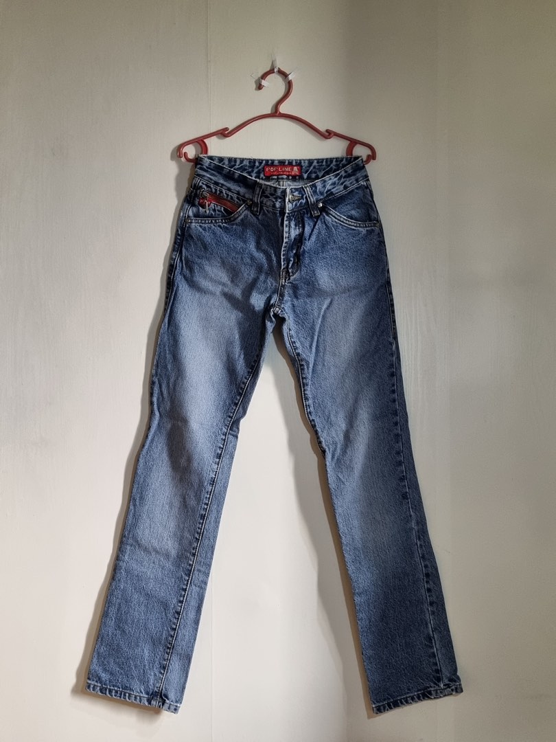 Straight Maong Jeans, Women's Fashion, Bottoms, Jeans on Carousell