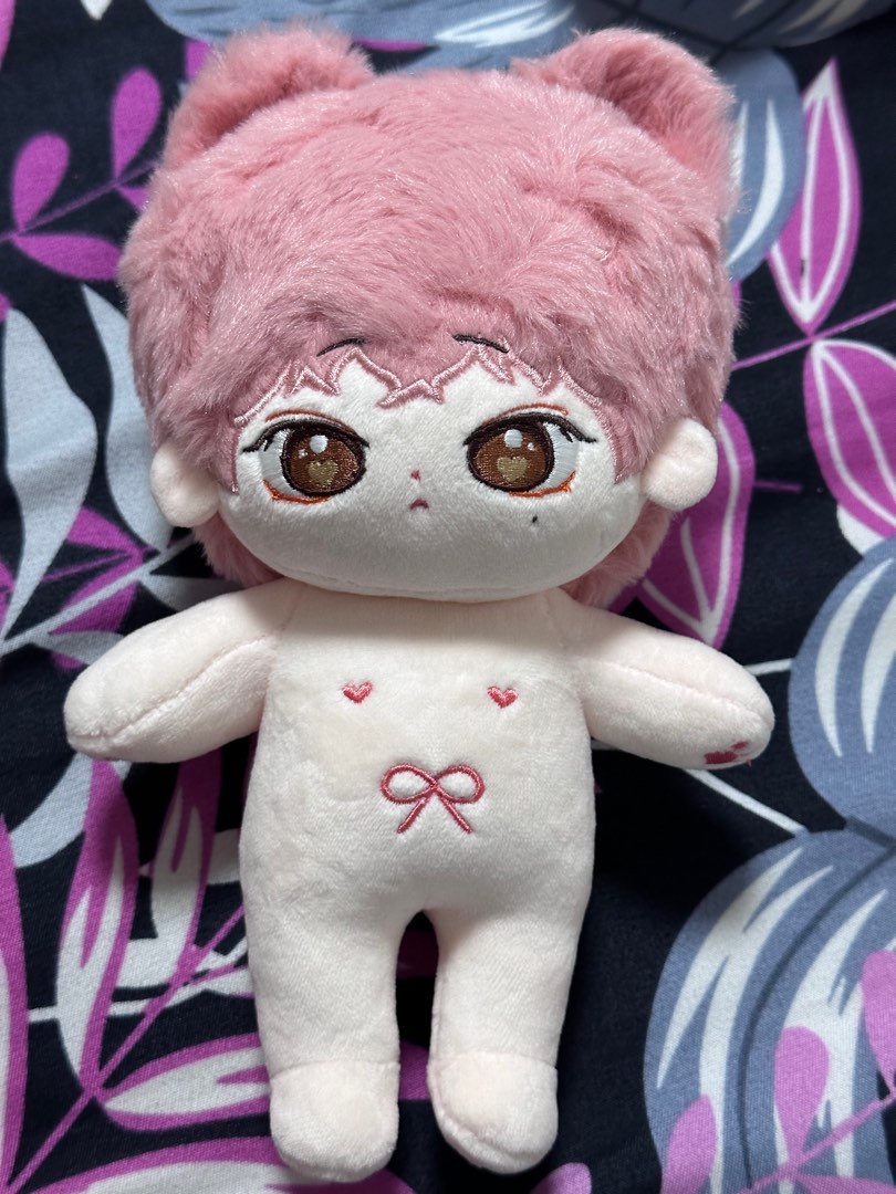 Sunoo pink doll (on hand) on Carousell