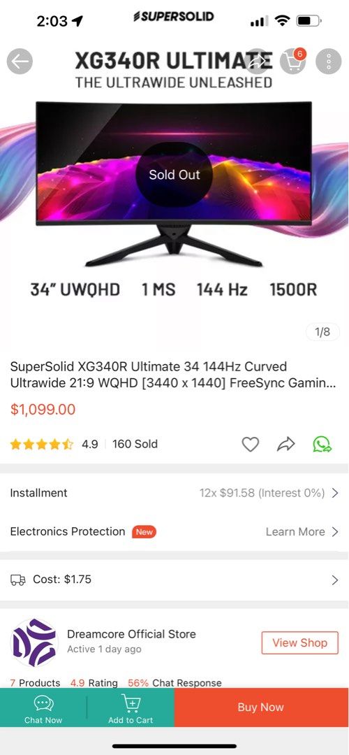 Supersonic XG340R, Computers & Tech, Parts & Accessories, Monitor ...