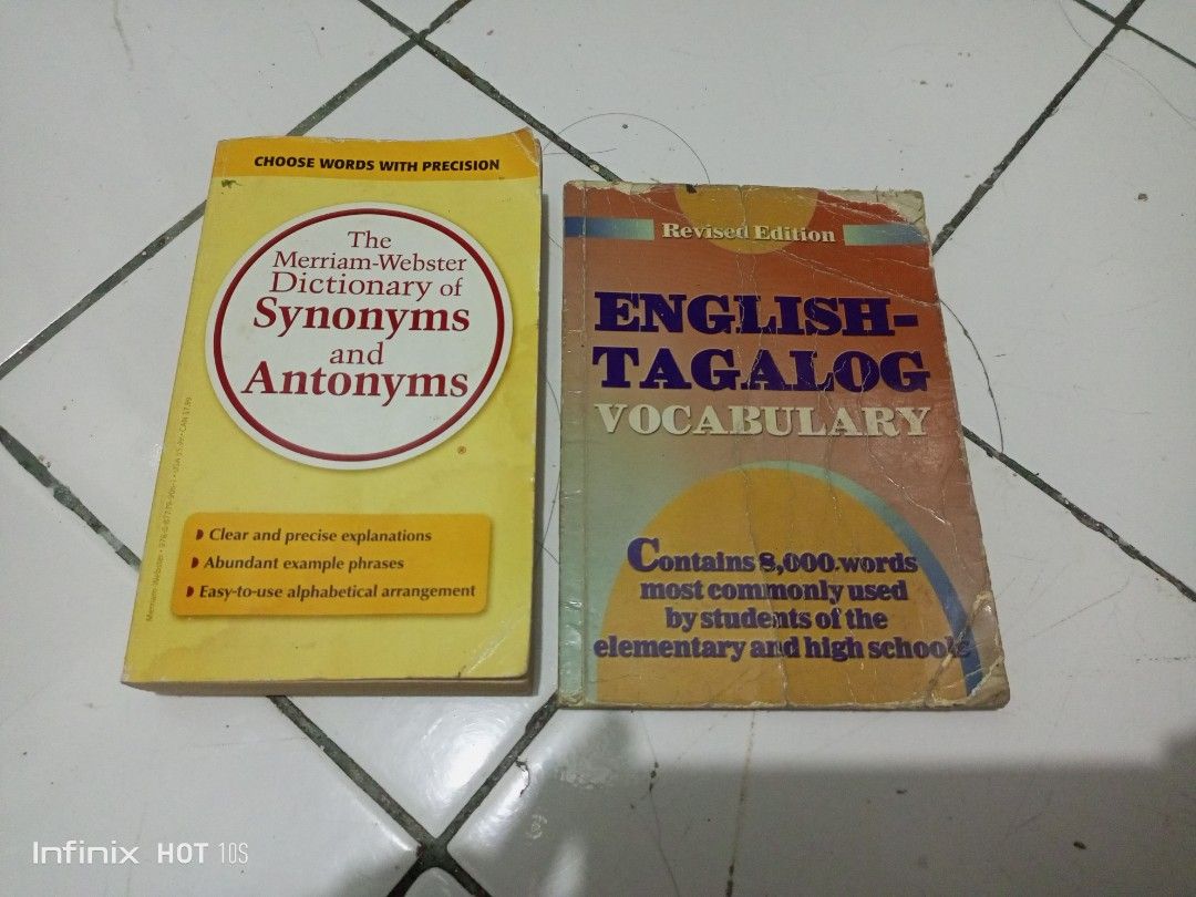 Synonyms & Antonyms and English-Tagalog Vocubulary, Hobbies & Toys ...