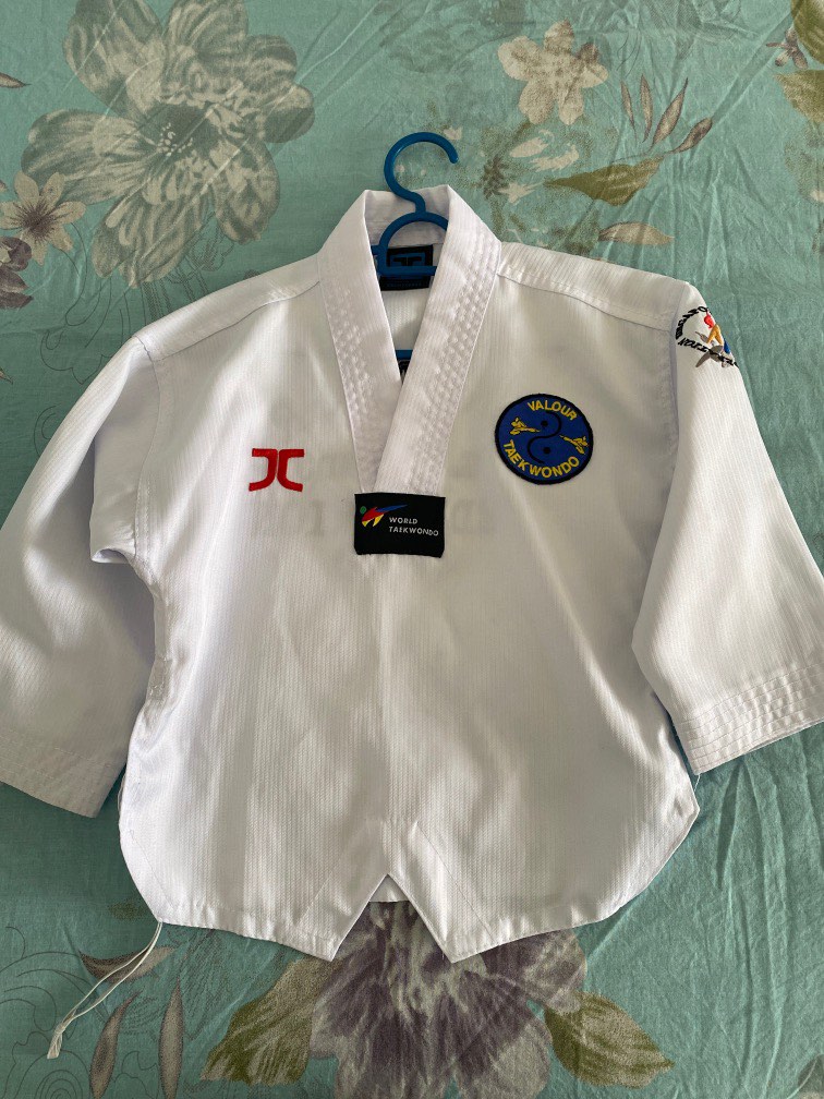 Taekwondo Uniform Singapore Taekwondo Federation. Size 100 Cms, Sports ...