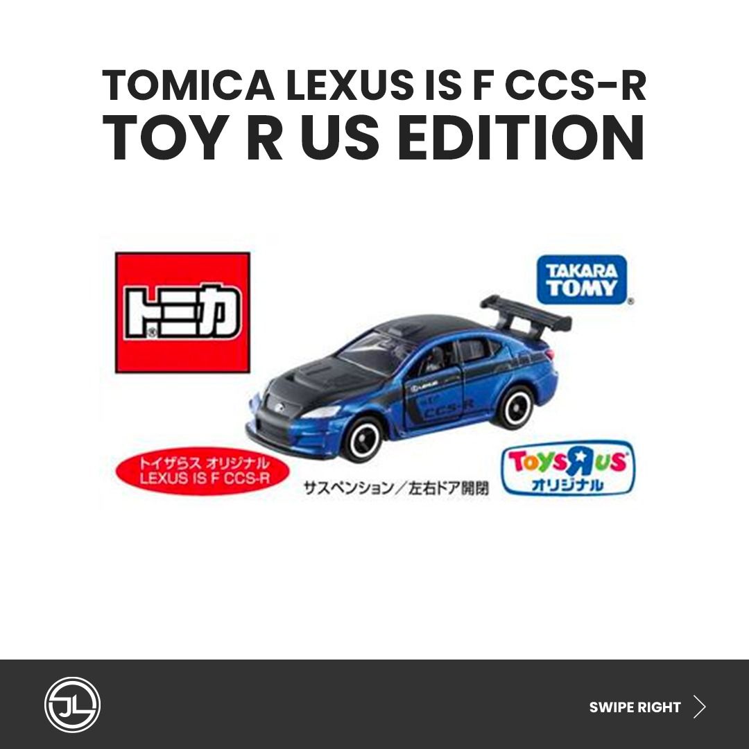 Takara Tomy Tomica Lexus Is F Ccs-R Toy R Us (TRU), Hobbies & Toys ...