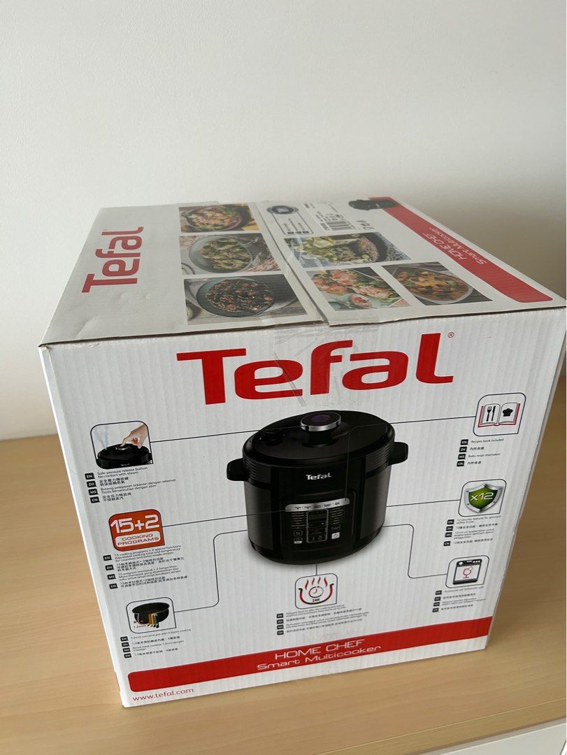 Tefal Home Chef Smart Multicooker & Pressure Cooker 6L, TV & Home Appliances, Kitchen Appliances ...