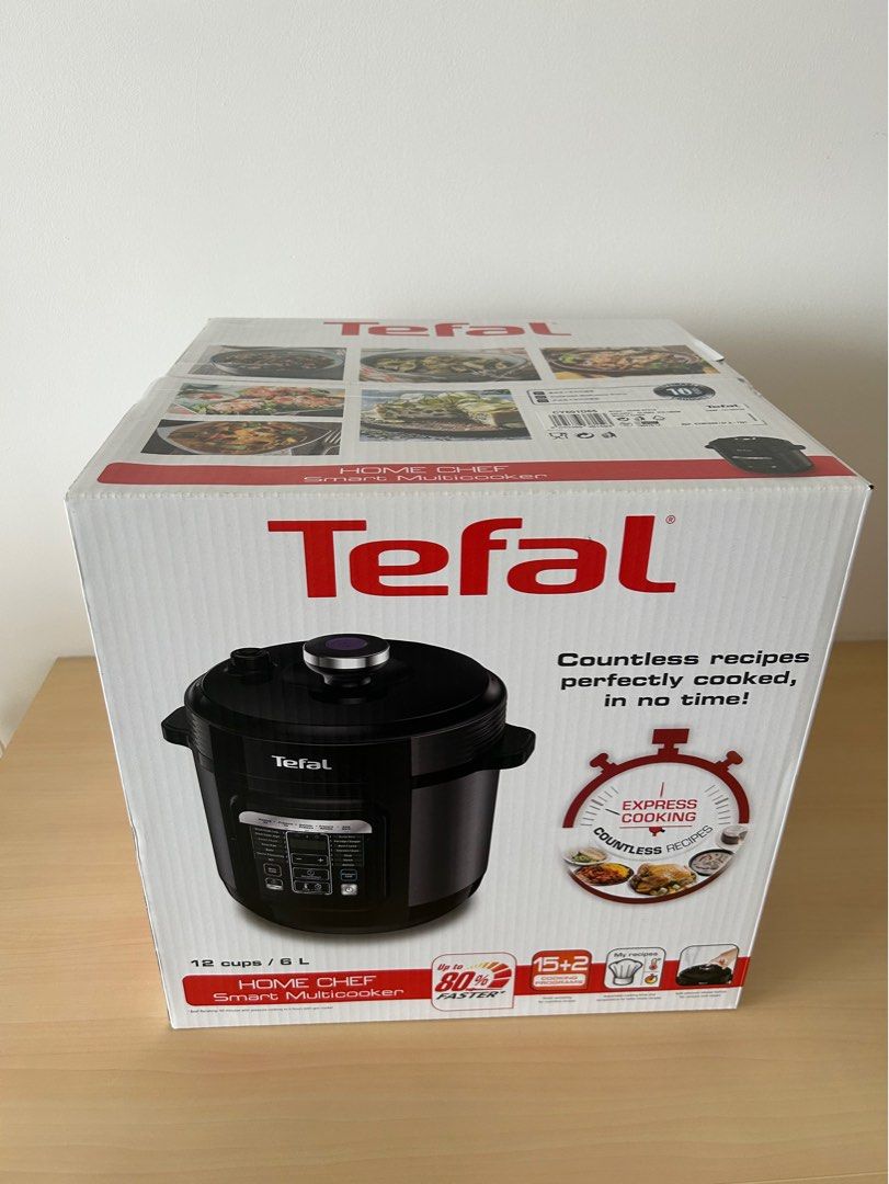 Tefal Home Chef Smart Multicooker & Pressure Cooker 6L, TV & Home ...