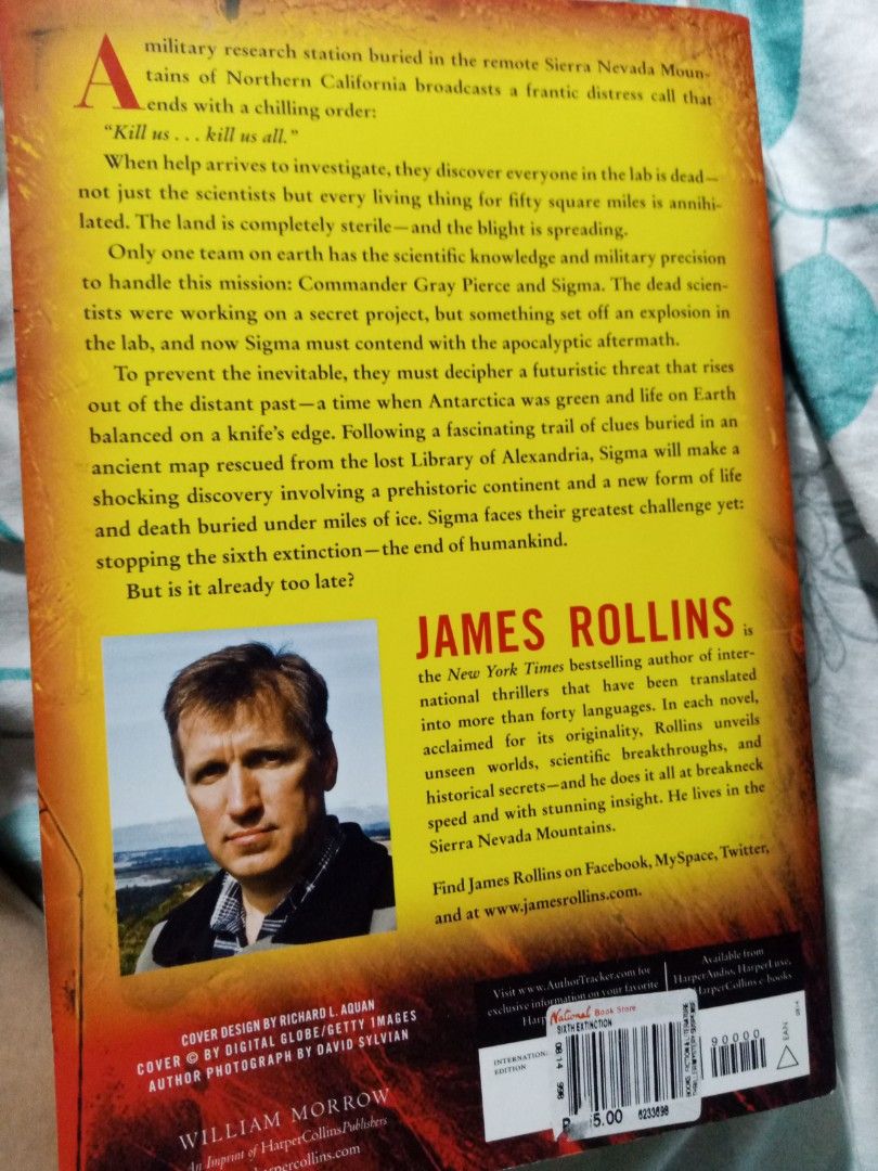 The 6th extinction James Rollins on Carousell