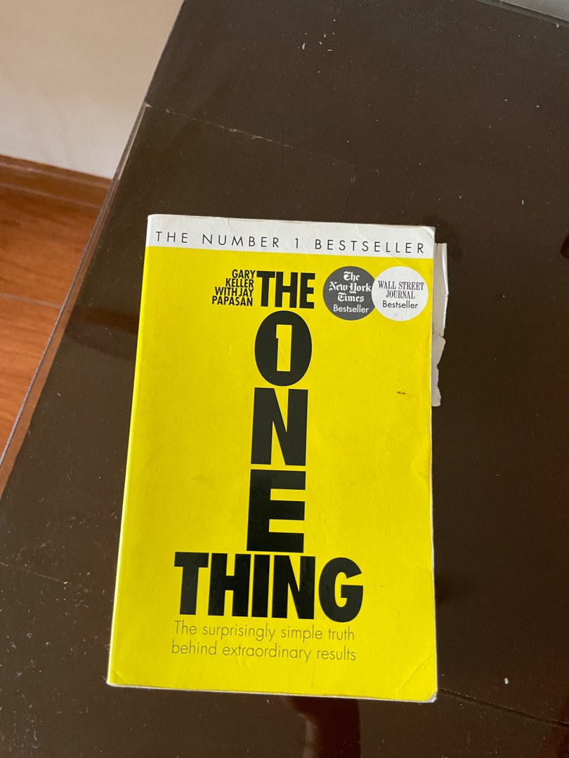 The One Thing book - Gary Keller, Hobbies & Toys, Books & Magazines ...