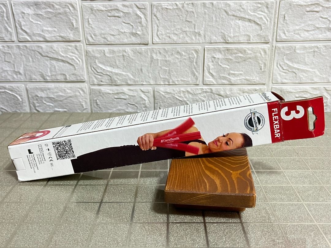 TheraBand Flexbar - Red, Sports Equipment, Exercise & Fitness, Toning ...