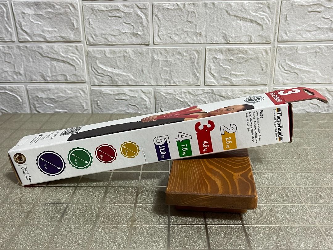 TheraBand Flexbar - Red, Sports Equipment, Exercise & Fitness, Toning ...