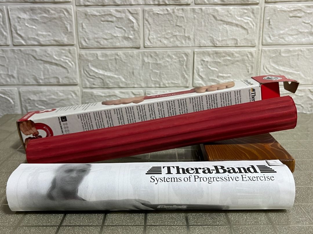 TheraBand Flexbar - Red, Sports Equipment, Exercise & Fitness, Toning ...