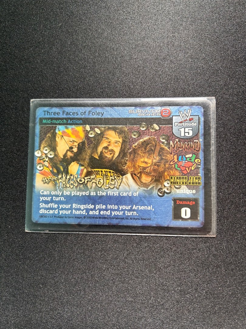 Three faces of foley (SS2), Hobbies & Toys, Toys & Games on Carousell