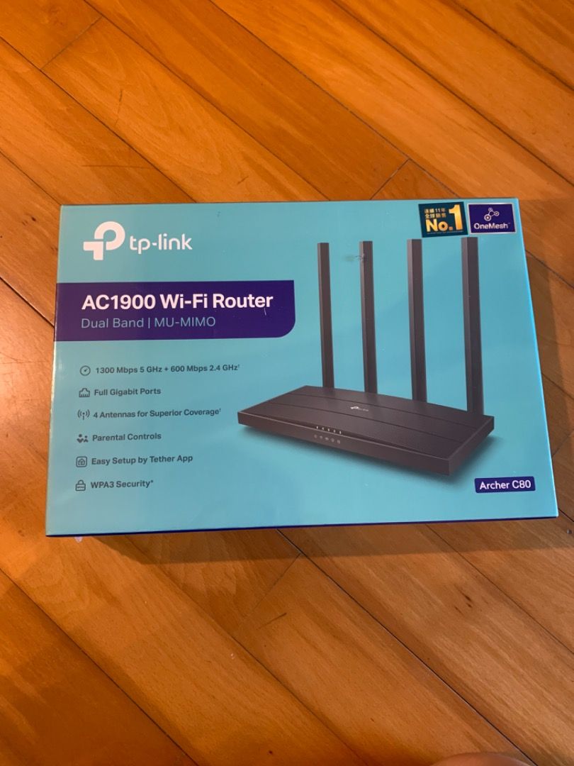 tp-link AC1900 Wi-Fi Router Dual Band (ARCHER C80), 電腦＆科技, 電腦周邊及配件 ...