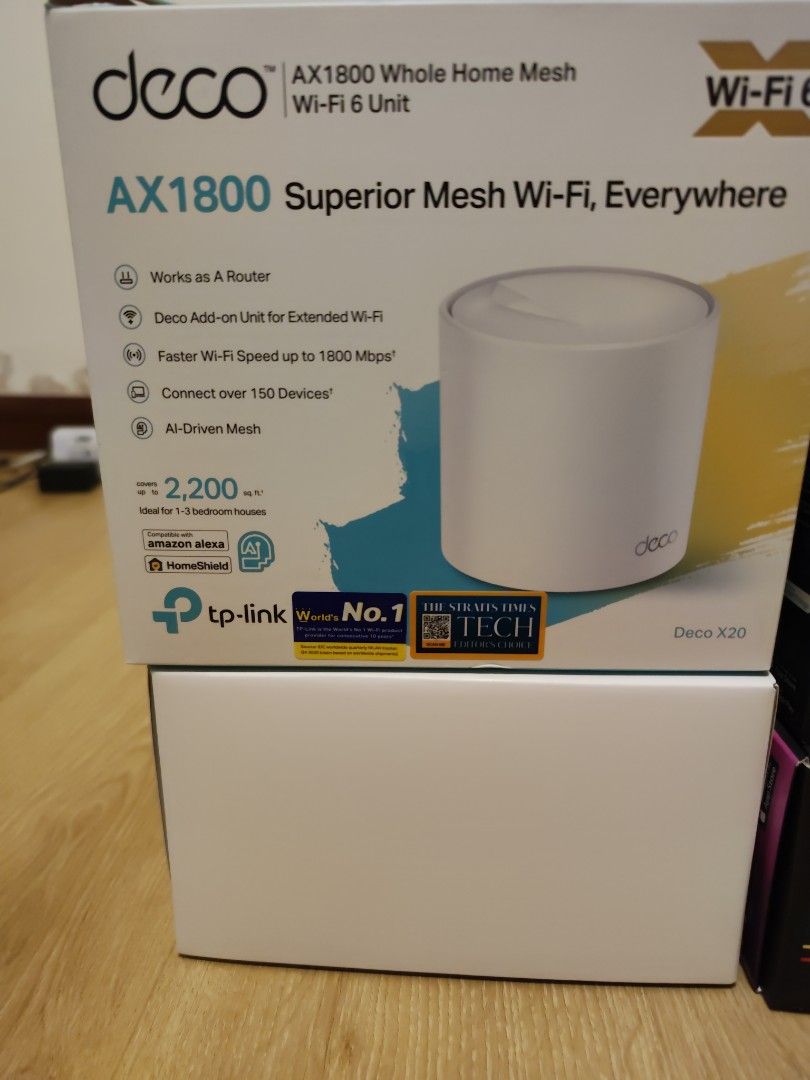 TP-Link Deco X20 Wifi-6 Router + Philips Hue LightSync Bar & Bridge, TV ...