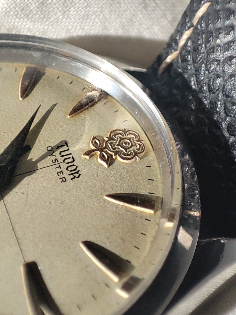 Tudor Oyster 7934 Ivory Big Rose, Luxury, Watches on Carousell