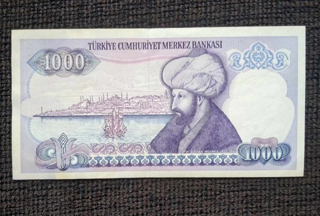 Turkey Sultan ottoman banknote 1000, Hobbies & Toys, Memorabilia ...