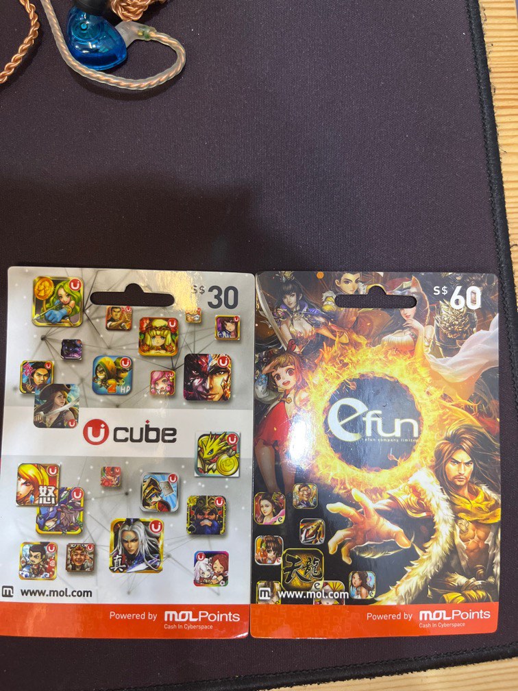 UCUBE and eFUN credits, Video Gaming, Video Games, Others on Carousell