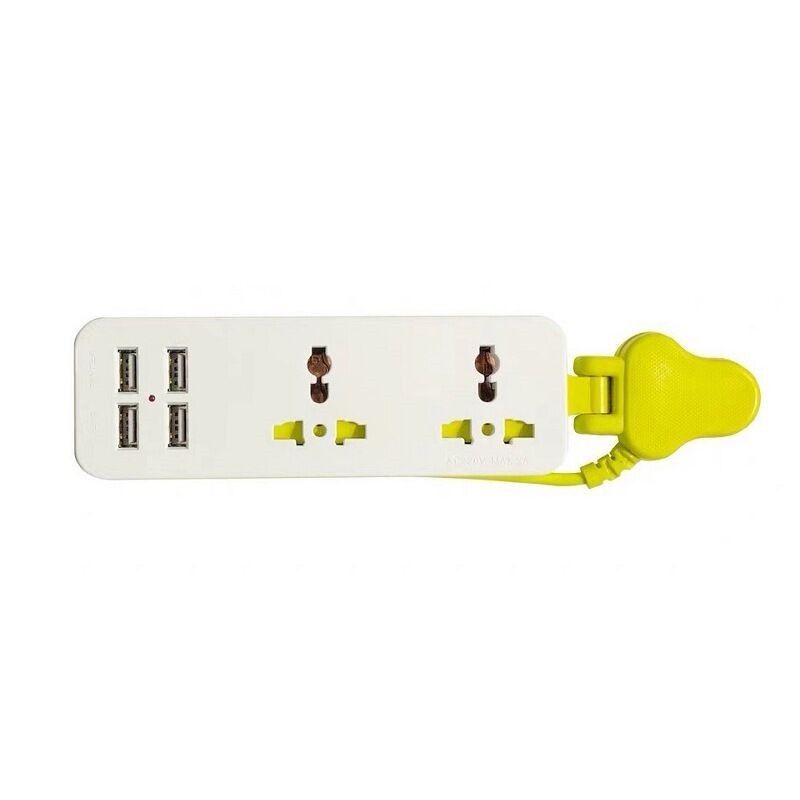 UK Power Strip 4USB Power Strip UK Plug 1.5m Cable AC Power Travel ...