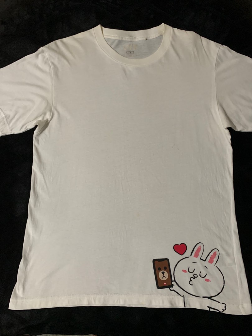 Uniqlo UT - Line Friends White, Men's Fashion, Tops & Sets, Tshirts ...