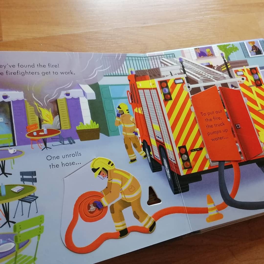 Usborne How a Fire Engine Works on Carousell