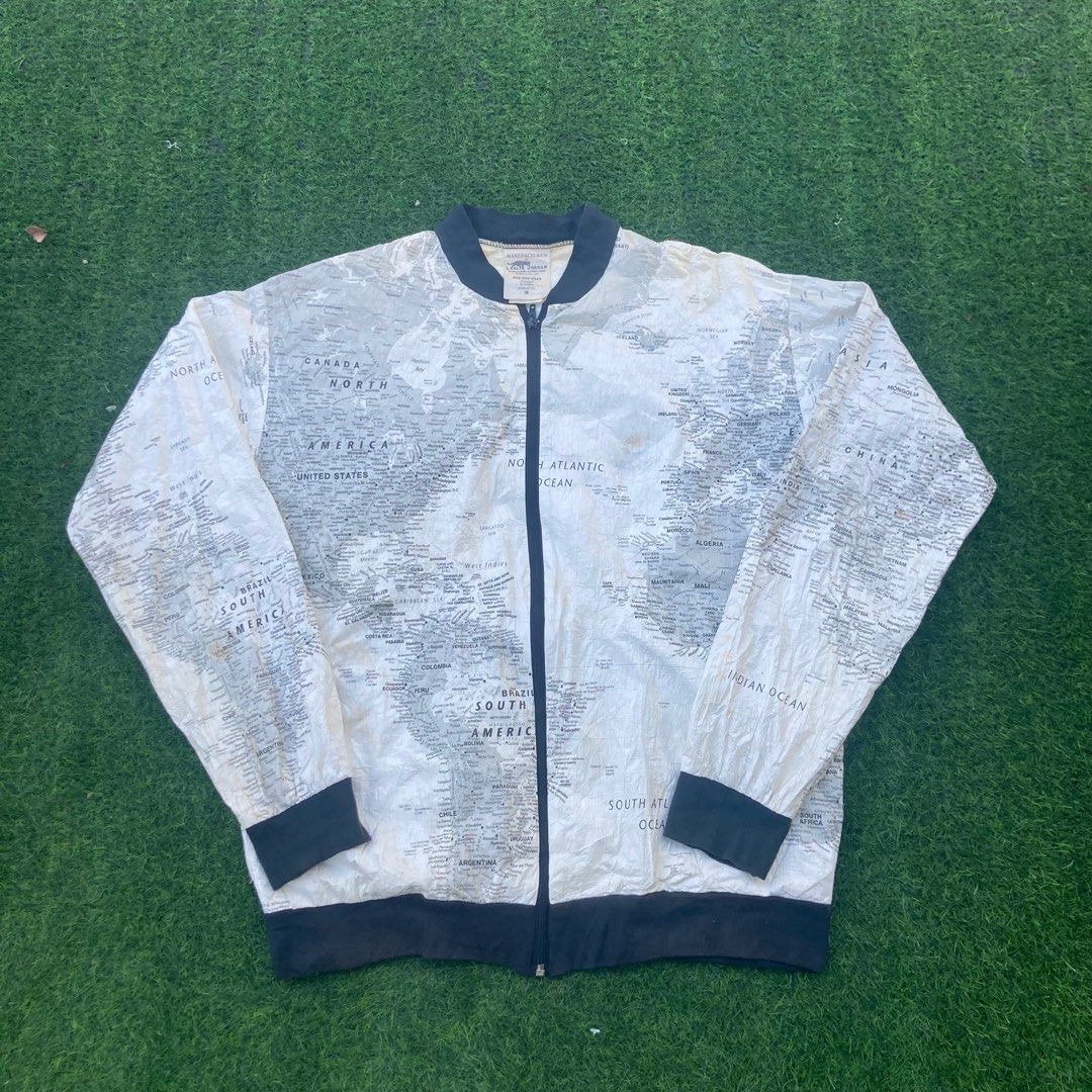 VINTAGE MAP KURT KOBAIN JACKET, Men's Fashion, Coats, Jackets and ...