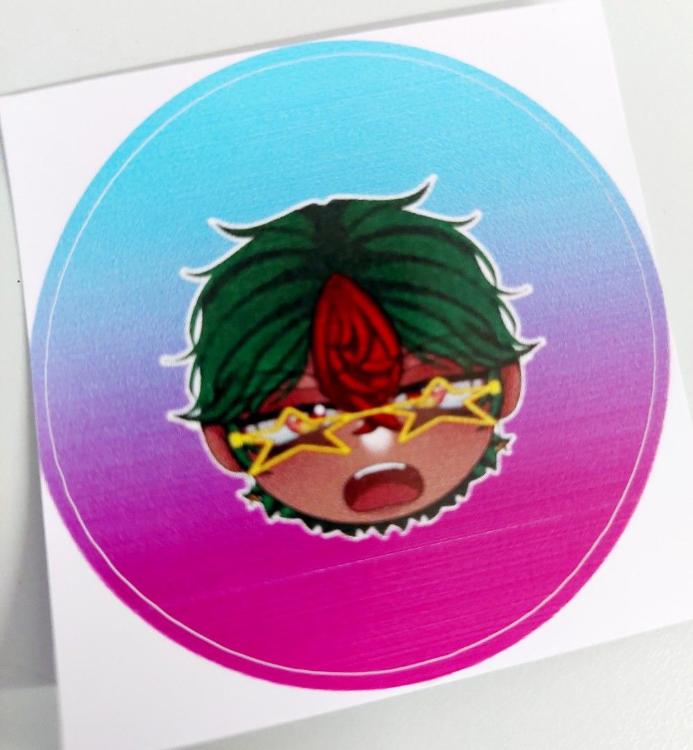 Waterproof Vinyl Sticker 2x2" FNAF Devi's Art Set of 7 on Carousell