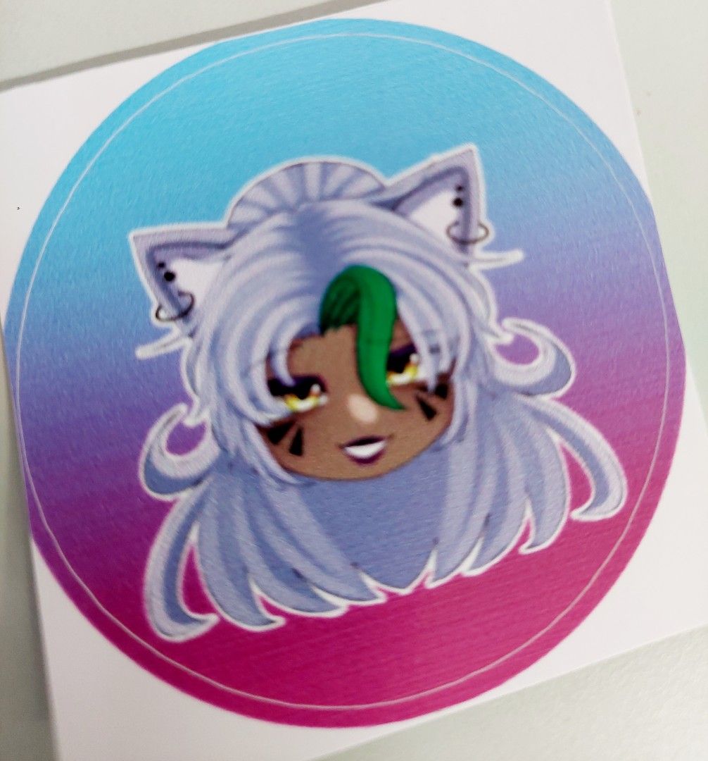 Waterproof Vinyl Sticker 2x2" FNAF Devi's Art Set of 7 on Carousell