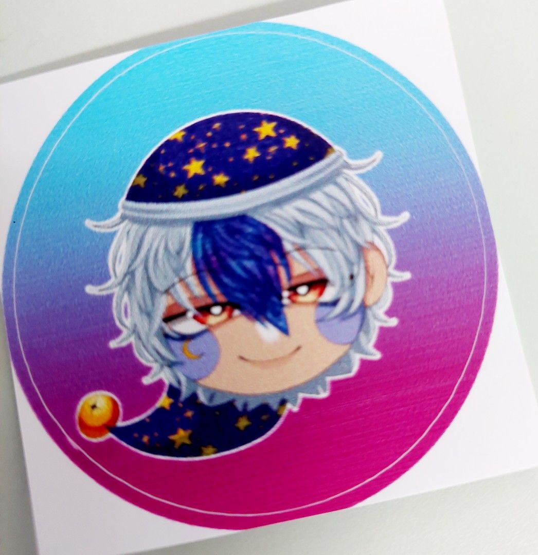 Waterproof Vinyl Sticker 2x2" FNAF Devi's Art Set of 7 on Carousell