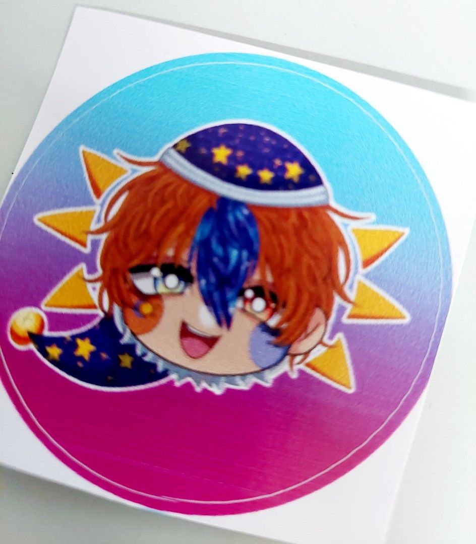 Waterproof Vinyl Sticker 2x2" FNAF Devi's Art Set of 7 on Carousell