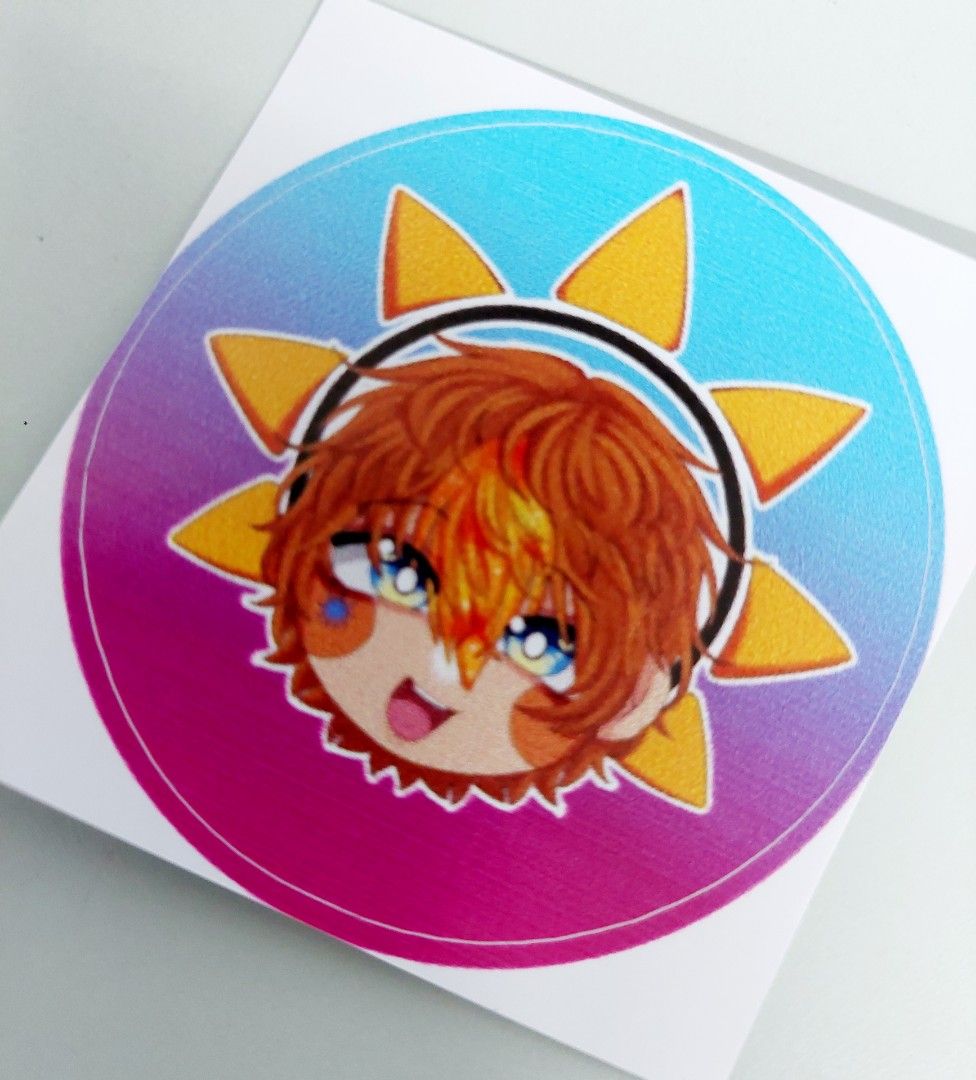 Waterproof Vinyl Sticker 2x2" FNAF Devi's Art Set of 7 on Carousell