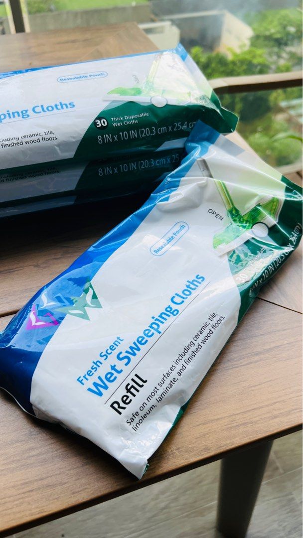 Wet sweeping cloths rifill, Furniture & Home Living, Cleaning ...